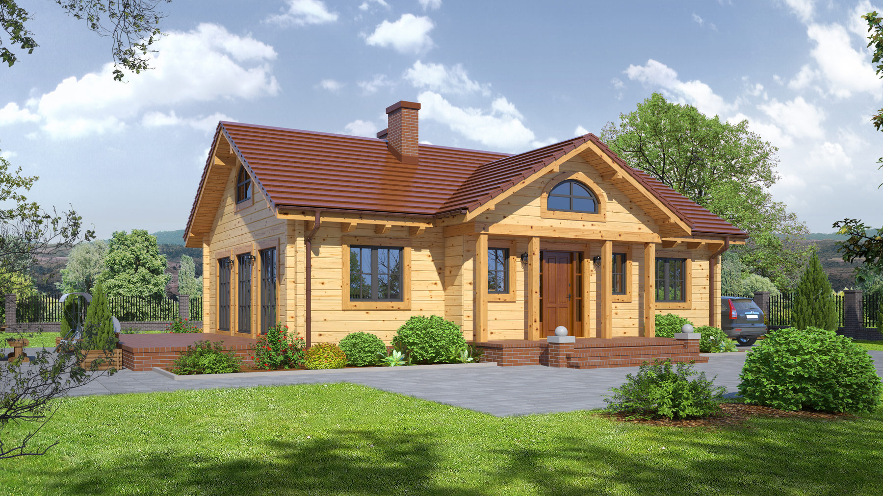 Chmielów dw - Dom z Bieszczad drewniane domy z bali i projekty domów ...