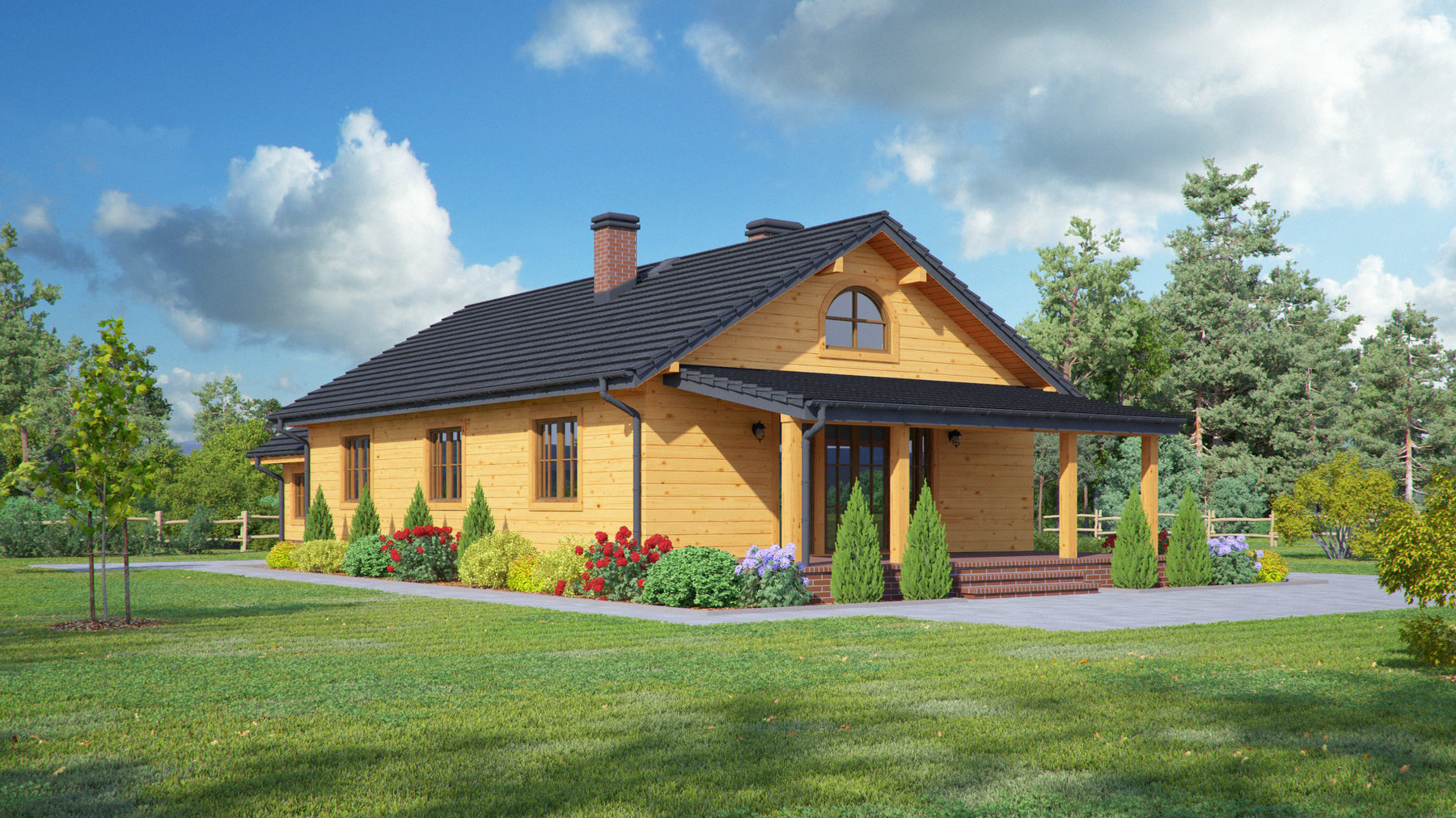 Chmielów 13 dwsgt - Dom z Bieszczad drewniane domy z bali i projekty ...